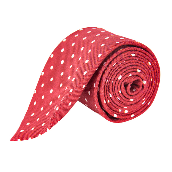 Tino Cosma | Accessories | Tino Cosma Red White Polka Dot Tie Mens ...